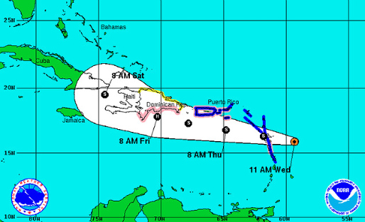 Haiti in the path of Tropical Storm Isaac