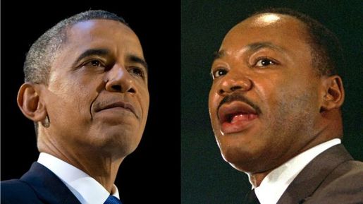Obama to stand in Martin Luther King's shadow - 50 years on