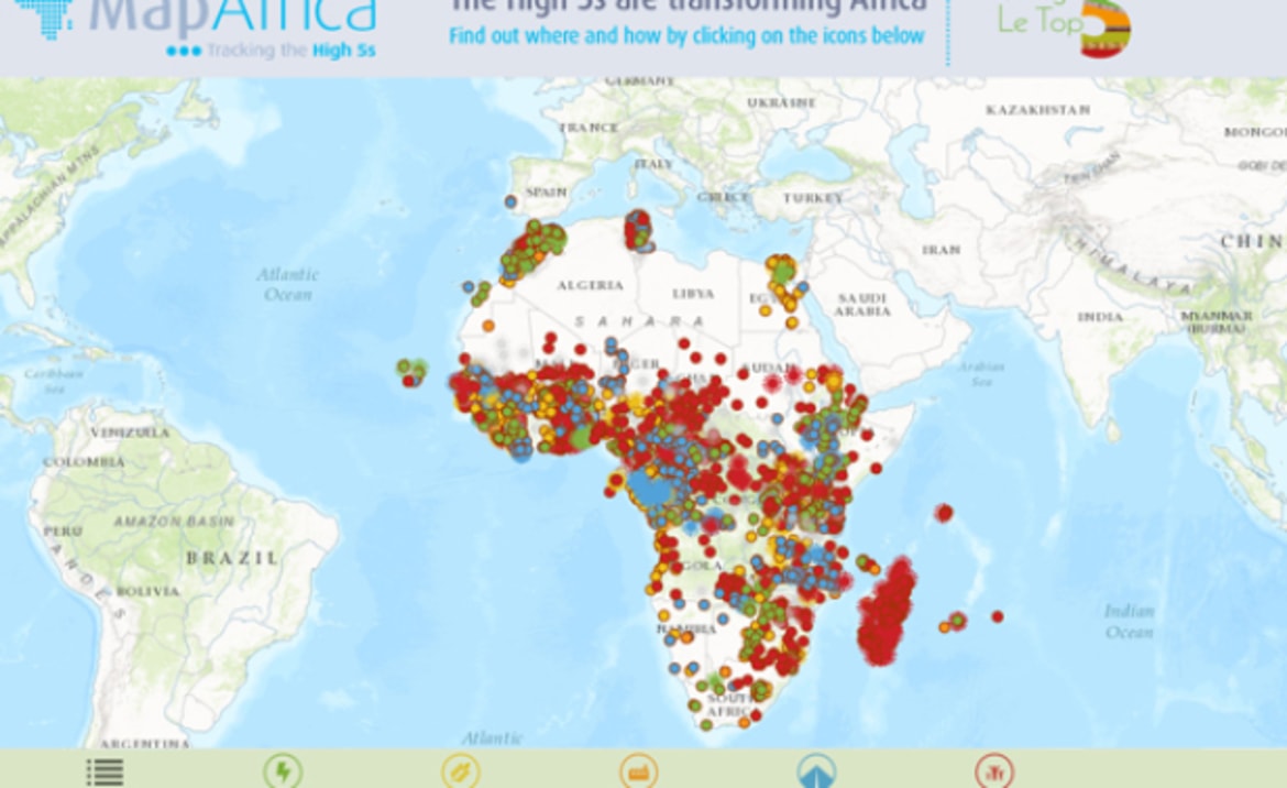 MapAfrica 2.0 - Platform developed by the African Development Bank to ...