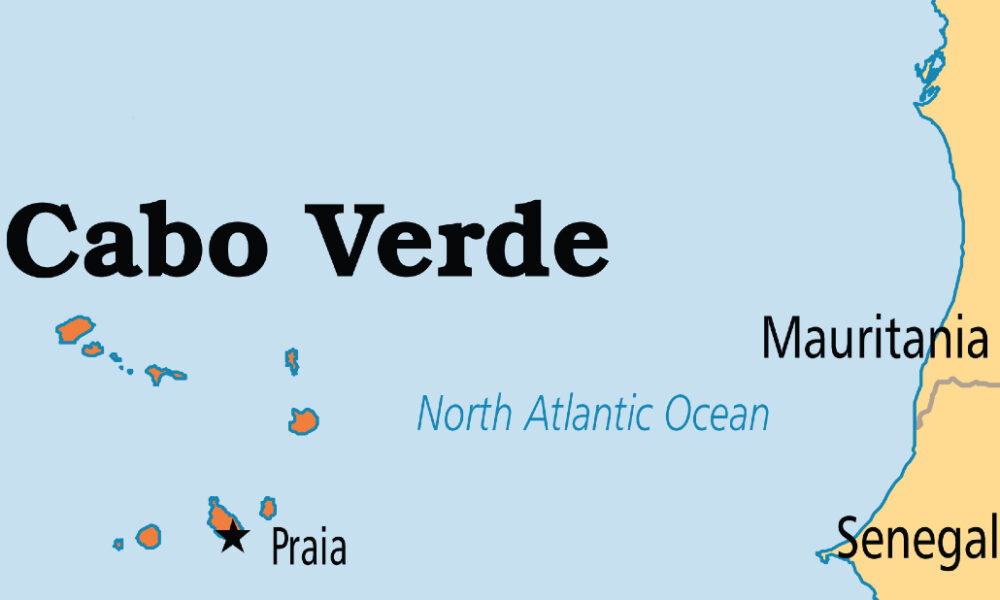 Map Of Cape Verde Africa